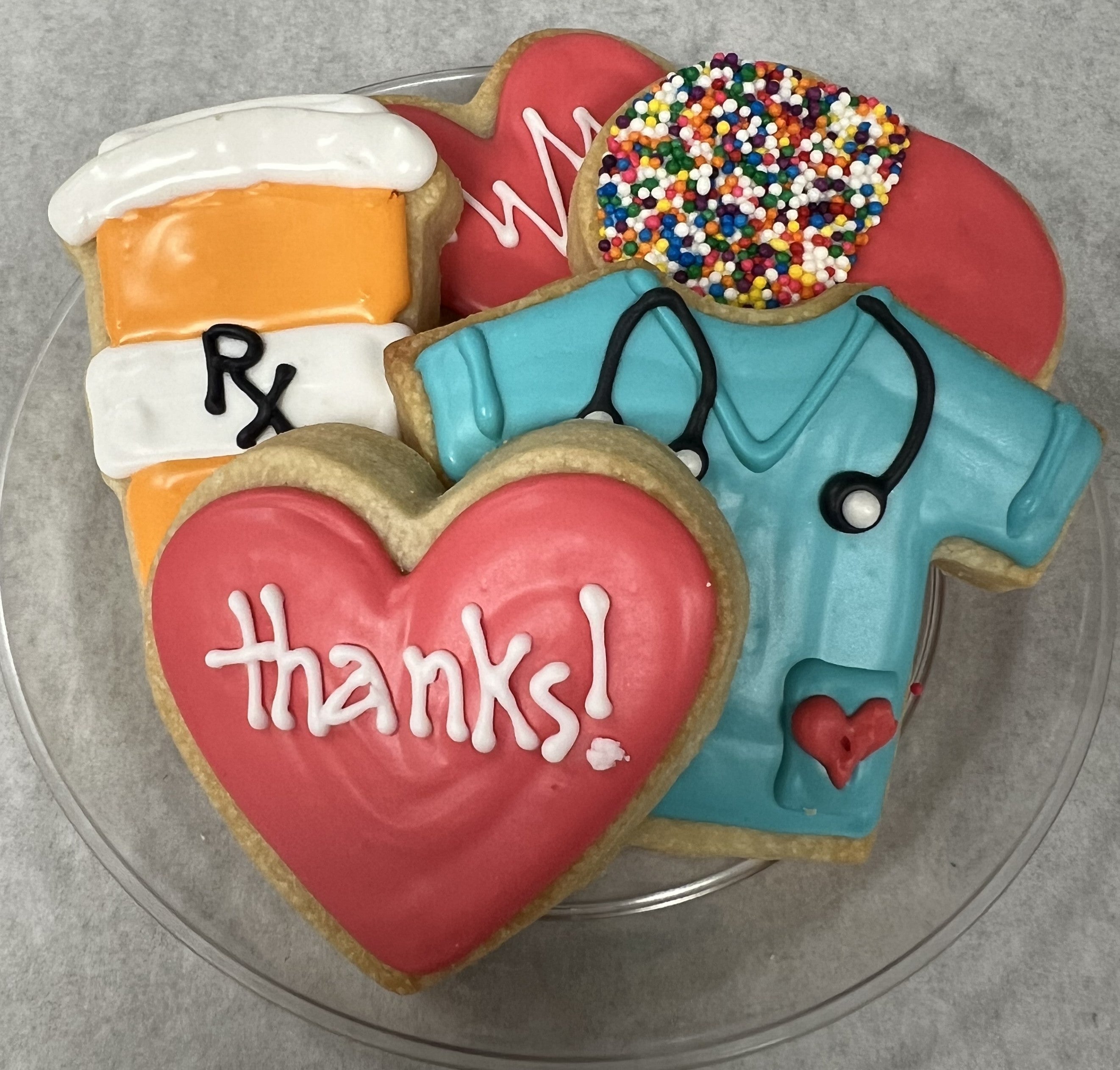 Nurse’s Week Cookie Tray (5 petite cookies) | Fresh. Local. Goodness